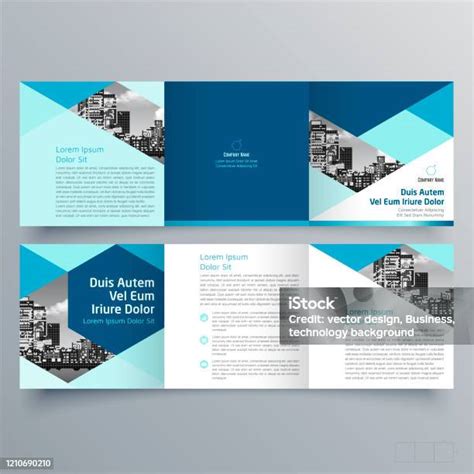 브로셔 디자인 브로셔 템플릿 크리에이티브 트라이 폴드 트렌드 브로셔 개념에 대한 스톡 벡터 아트 및 기타 이미지 개념 공란 광고 Istock