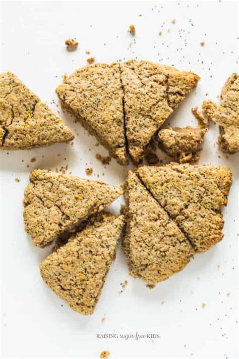 Sugar Free Lemon And Poppy Seed Scones Add Some Veg