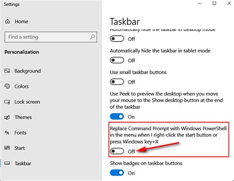 Show Command Prompt Instead Of Powershell On The Win X Menu