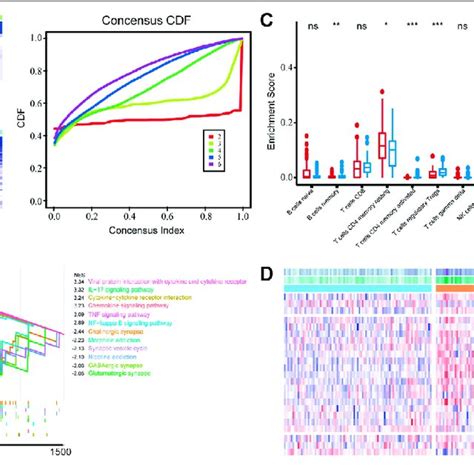 A Consensus Clustering Of The Gbm Samples Based On The Expression