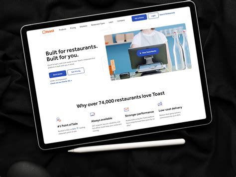 Toast Built For Restaurant Website Design Ui By Hamza Ali On Dribbble