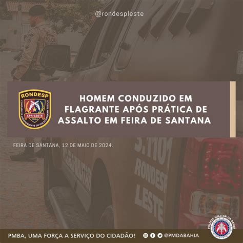FATO CONCRETO Rondesp Leste prendeu ladrão de celular que estava