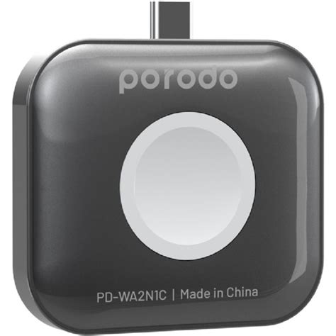 Porodo 2 In 1 Aplle Watch Adn Airpod Charger With Type C Connector Grey