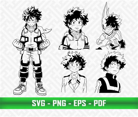 Izuku Midoriya Deku My Hero Academia Boku No Hero Etsy