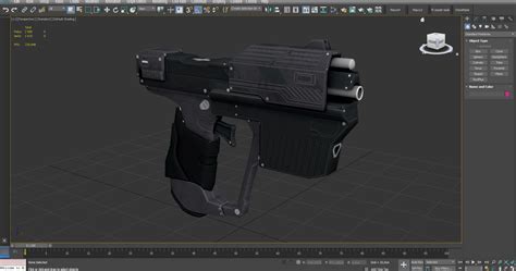 Sci Fi Gun Low Poly Game Ready 3d Model 2 Max 3ds Dae Fbx Obj
