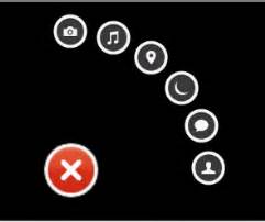 Android Curved Menu Like Camera App Stack Overflow