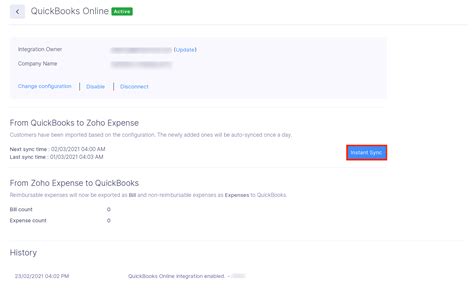 Integrate Zoho Expense With Quickbooks Online User Guide Zoho Expense