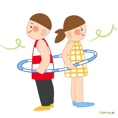 훌라후프 자동차 차이의 놀이