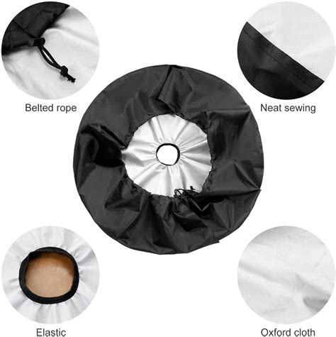 Skull With Roses Spare Tire Cover With Backup Camera Hole Universal