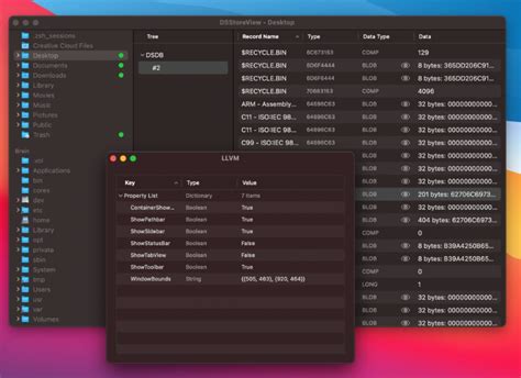 ds store file parser viewer with swift