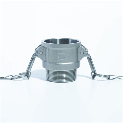 Uv b Engate Rápido Acoplador Aço Inox 304 Rosca Macho Tipo Camlock