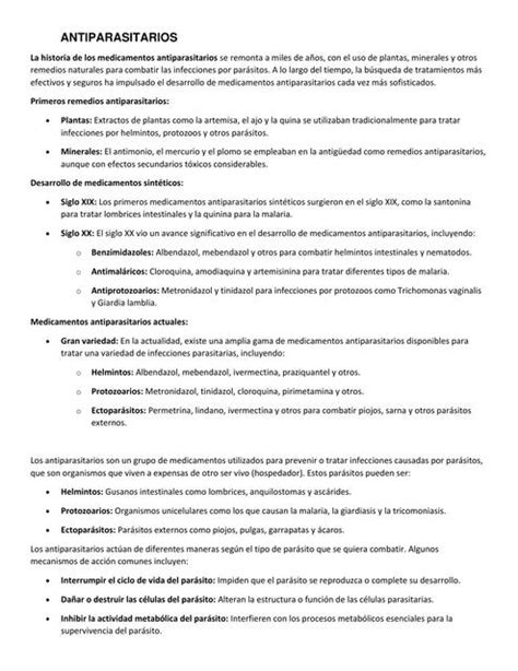 Antiparasitarios ALI UDocz