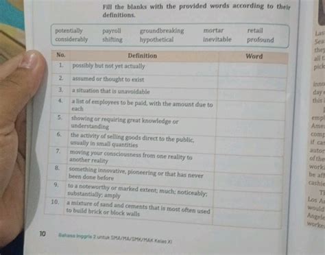 Fill The Blanks With The Provided Words StudyX