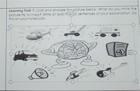 Learning Task Look And Analyze The Picture Below What Do You Think Thepicture Try To Imply