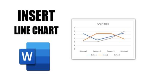 How To Insert Line Chart In Word Online Youtube