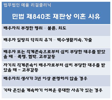 이혼소송 재판상이혼사유 6가지 알아보기 네이버 블로그