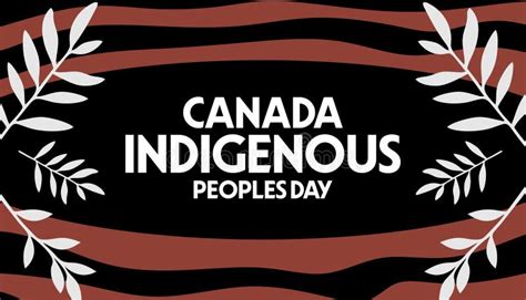 All Indigenous Peoples Celebrate Canada Indigenous Peoples Day Stock