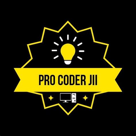 Pro Coder Jii Youtube