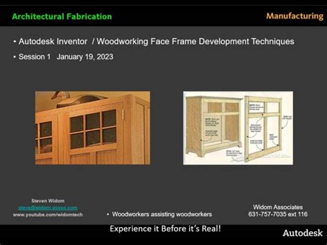 Place Ilogic Inventor Woodworking Variable Face Frame Development