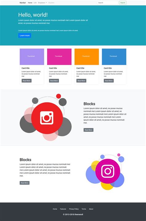 Bootstrap Starter Template