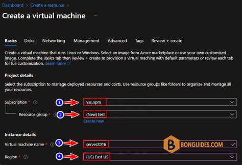 how to create a windows server 2016 vm in microsoft azure