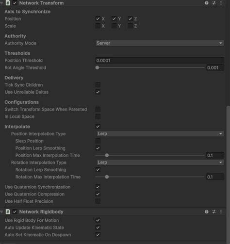 Best Way To Synchronize Thrown Rigidbodies Over The Network Netcode For Gameobjects Unity