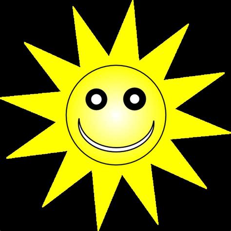 Yellow Sun Clip Art N10 Free Image Download
