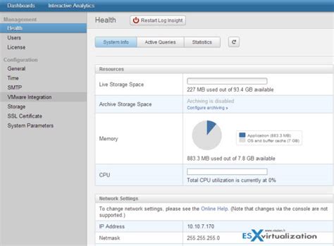 Easy Install Clean Interface VCenter Log Insight New Product ESX Virtualization