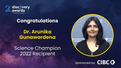 Discovery Centre On Linkedin Congratulations Dr Arunika Gunawardena