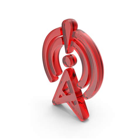 Glass No Network Icon 3d Object 2324459301 Shutterstock