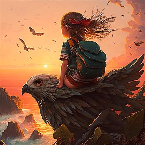 Premium AI Image Fantasy Book Cover Adventure Art