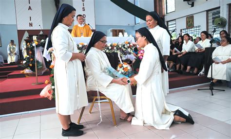 Sr Evlyne Lafaz Kaul Kekal Sebagai Fsic Catholic Sabah