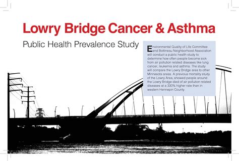 Lowry Bridge Cancer And Asthma Public Health Prevalance Study Bottineau