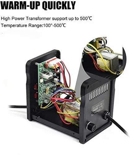 Hot Air Soldering Rework Station With Auto Cut Feature ESD Safe