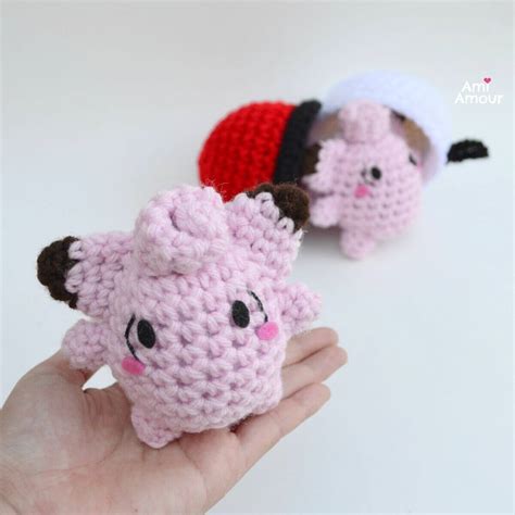 Clefairy Amigurumi Pokemon Crochet Pattern Free Ami Amour