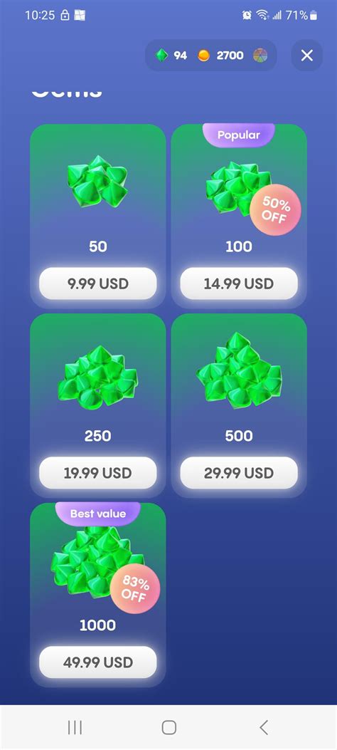 Flase Advertising The 100 Gem Package Is 25 Discount Not 50 Who