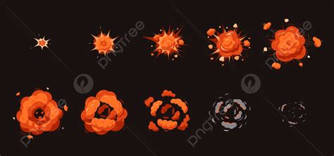 Explosion Animation Frames Explosion Cartoon Explosion Animation