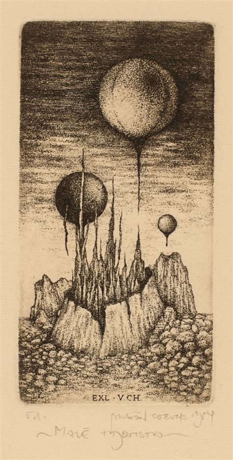 Art Exlibris By Zdenek Bugan For V Ch