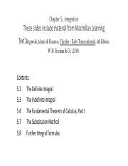 Integration In Calculus Definite And Indefinite Integrals Course Hero