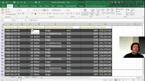 Powerpivot 1 Tables Youtube