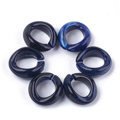 500g Acrylic Linking Rings Quick Link Connectors For Jewelry Chains