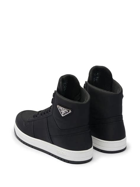 Prada Re Nylon Hi Top Sneakers Farfetch