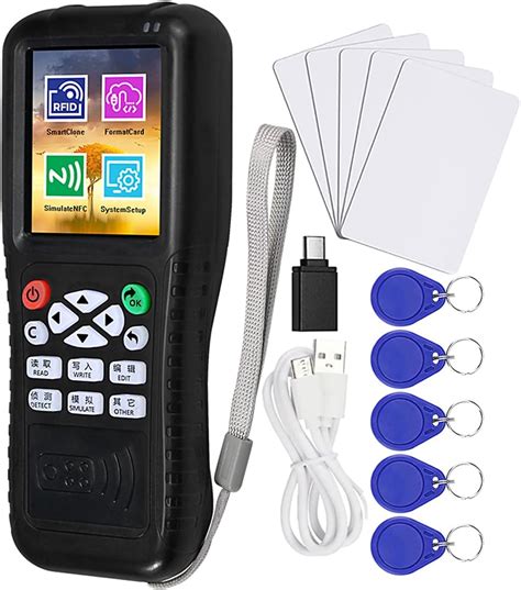 Jasugkey Multi Frequencies Rfid Smart Card Copier Rfid Reader Writer Duplicator Encrypted Card
