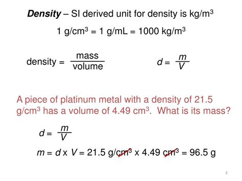 Ppt Volume Si Derived Unit For Volume Is Cubic Meter M 3