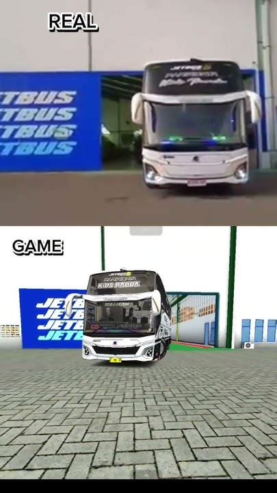 Gillaa Sumpah Semirip Ini Real Vs Game Shorts Bussid Gamebus Real Youtube