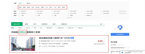 二手房大数据分析系统本作业对南京二手房数据采集与可视化分析应用程序。该程序首先通过网络爬虫采集链 Csdn博客
