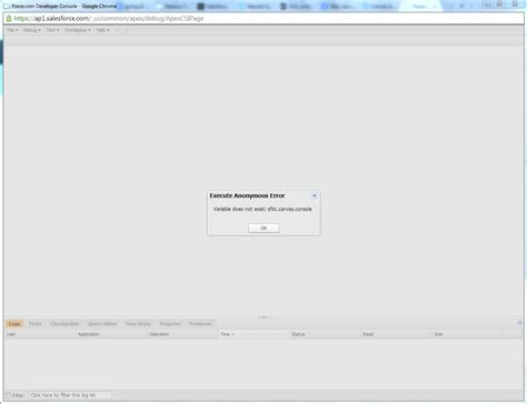 Variable Does Not Existnsole While Debugging A Canvas