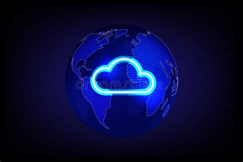 Cloud Storage Data Connections Digital Earth Network Technology