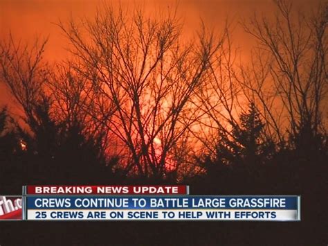 Grass Fires Continue To Rage Across Oklahoma