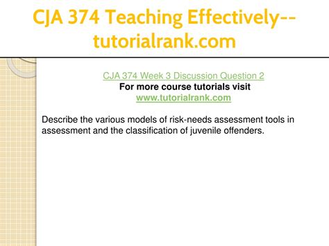 Ppt Cja 374 Teaching Effectively Powerpoint
